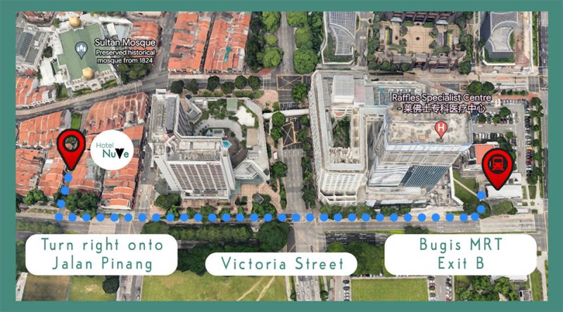 LOCATION - Hotel NuVe. Bugis